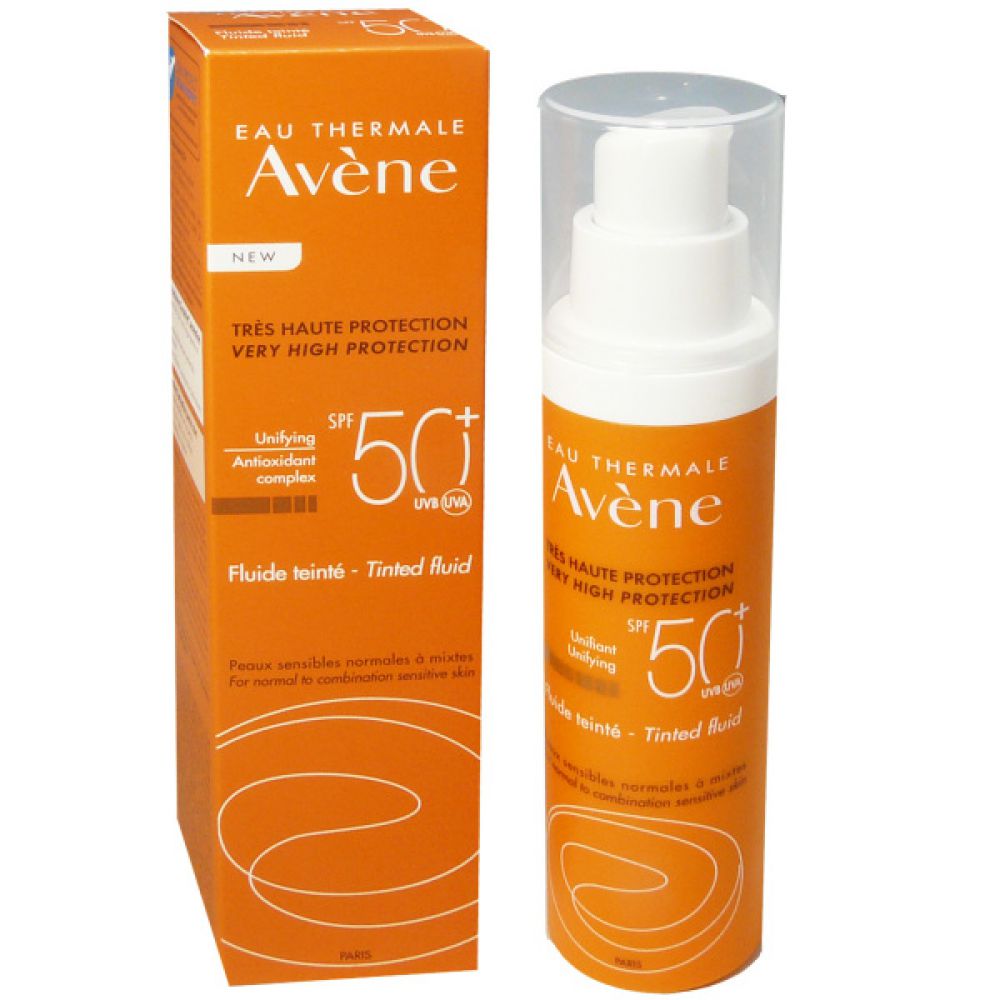 Avène - Fluide solaire teinté très haute protection SPF 50+ - 50 ml